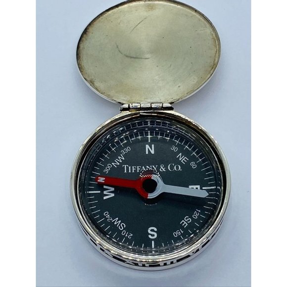 Tiffany & Co. | Accessories | Tiffany Co Sterling Silver Atlas Compass ...